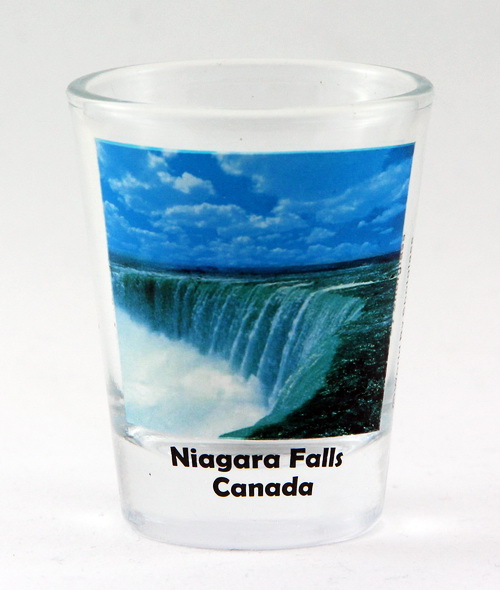 Niagara Falls Canada Color Photo Shot Glass - World by Shotglass