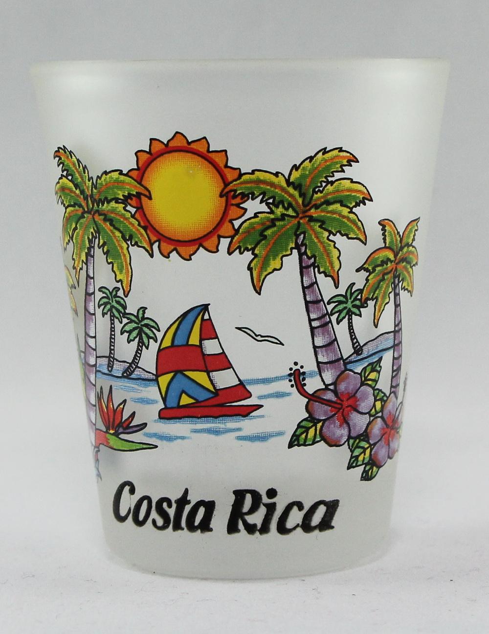 Costa Rica Beach Paradise Shot Glass - World by Shotglass