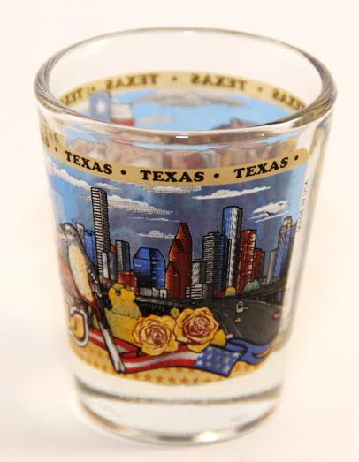 Texas State Wraparound Shot Glass - World by Shotglass