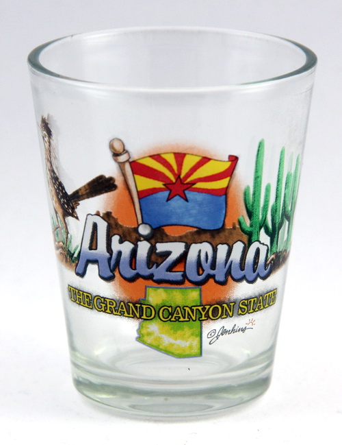 Arizona Grand Canyon State Elements Shot Glass