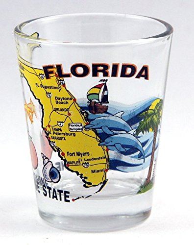 Florida The Sunshine State All-American Collection Shot Glass - World ...