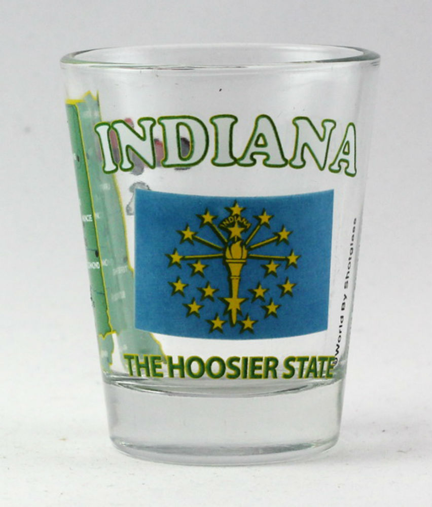 Indiana The Hoosier State All-American Collection Shot Glass