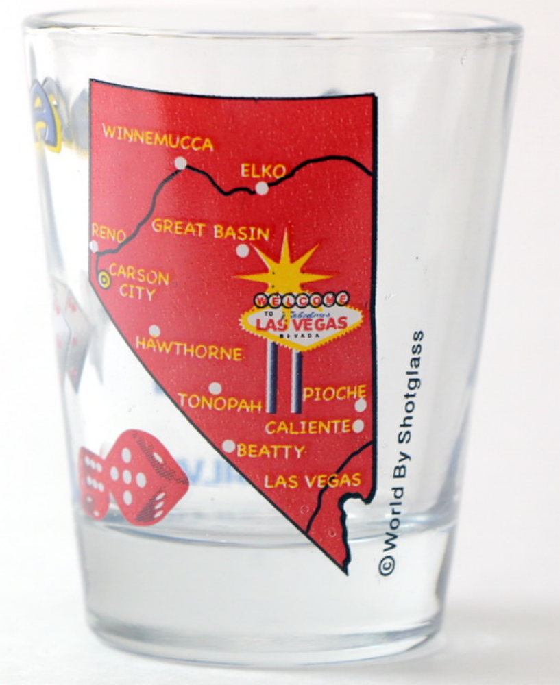 Nevada The Silver State All-American Collection Shot Glass - World by ...