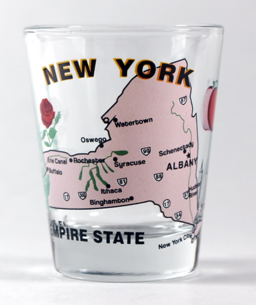 New York The Empire State All-American Collection Shot Glass - World by ...