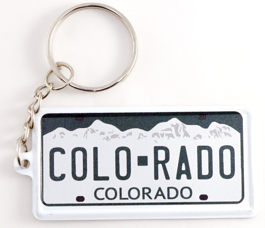 Colorado License Plate Aluminum Ultra-Slim Rectangular Souvenir ...