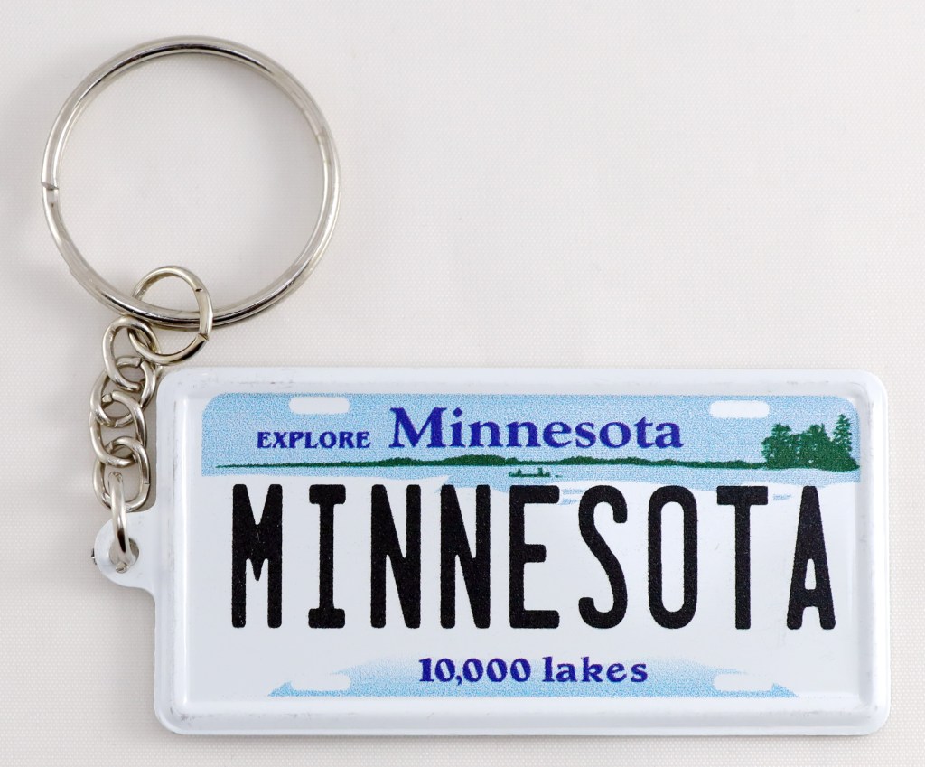 Minnesota License Plate Aluminum Ultra-Slim Rectangular Souvenir ...