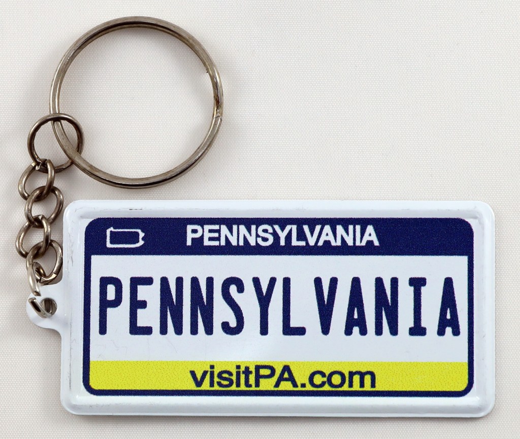 Pennsylvania License Plate Aluminum Ultra-Slim Rectangular Souvenir ...