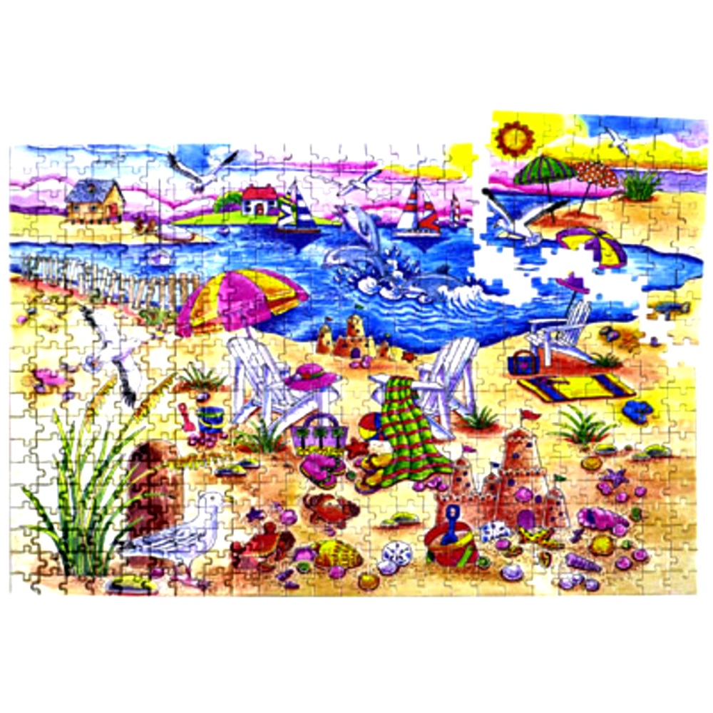 Beautiful Coastal Landscape Giant Jigsaw Puzzle 500 pcs - World by ...