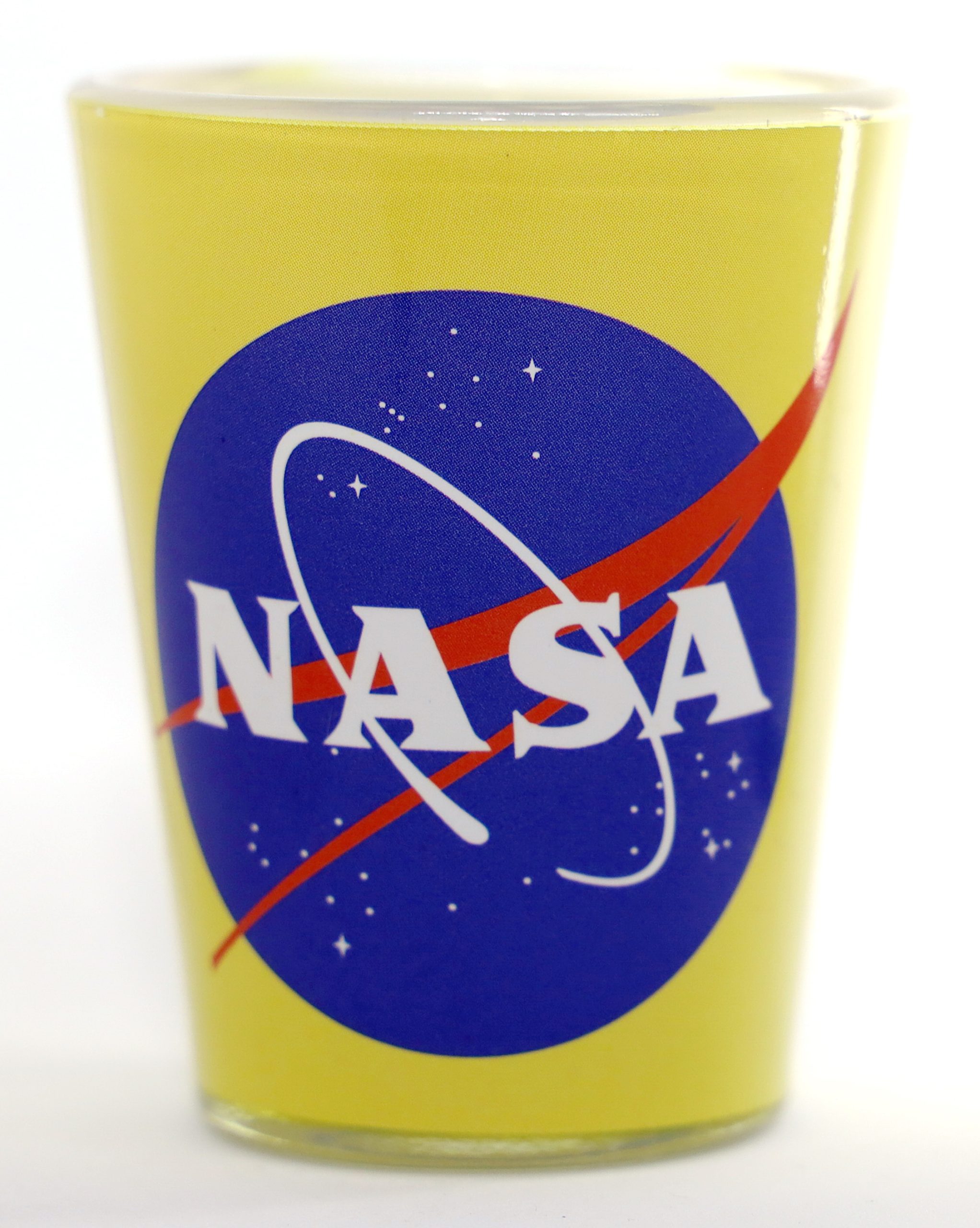 NASA Yellow Promo Meatball Shot Glass
