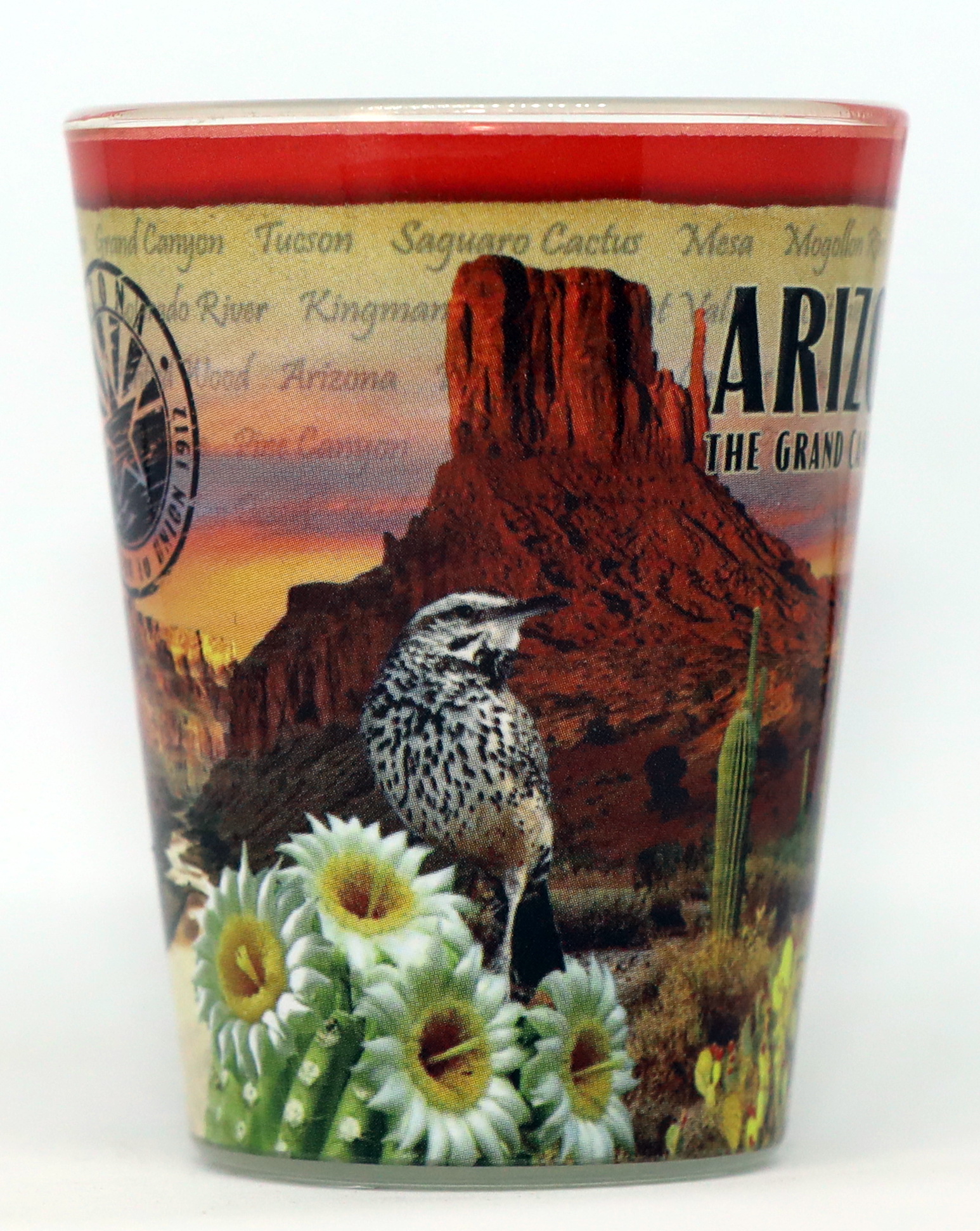 Arizona Stamp Design Shot Glass - World by Shotglass