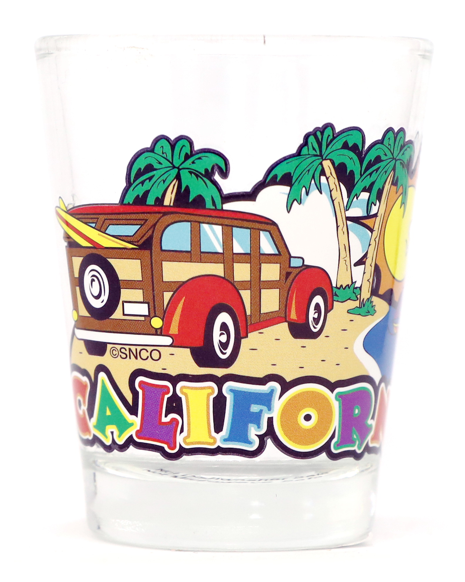 California Beach Shot Glass