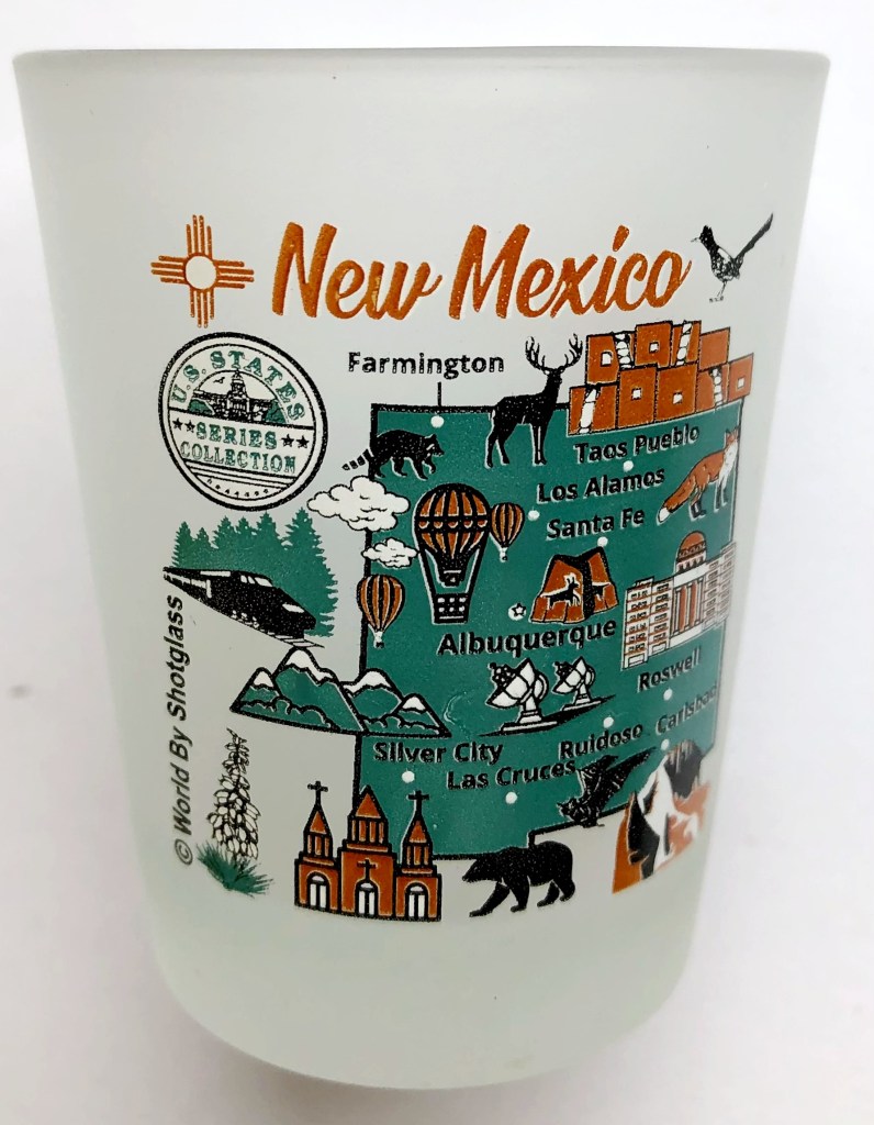 New Mexico US States Series Collection Shot Glass - World by Shotglass