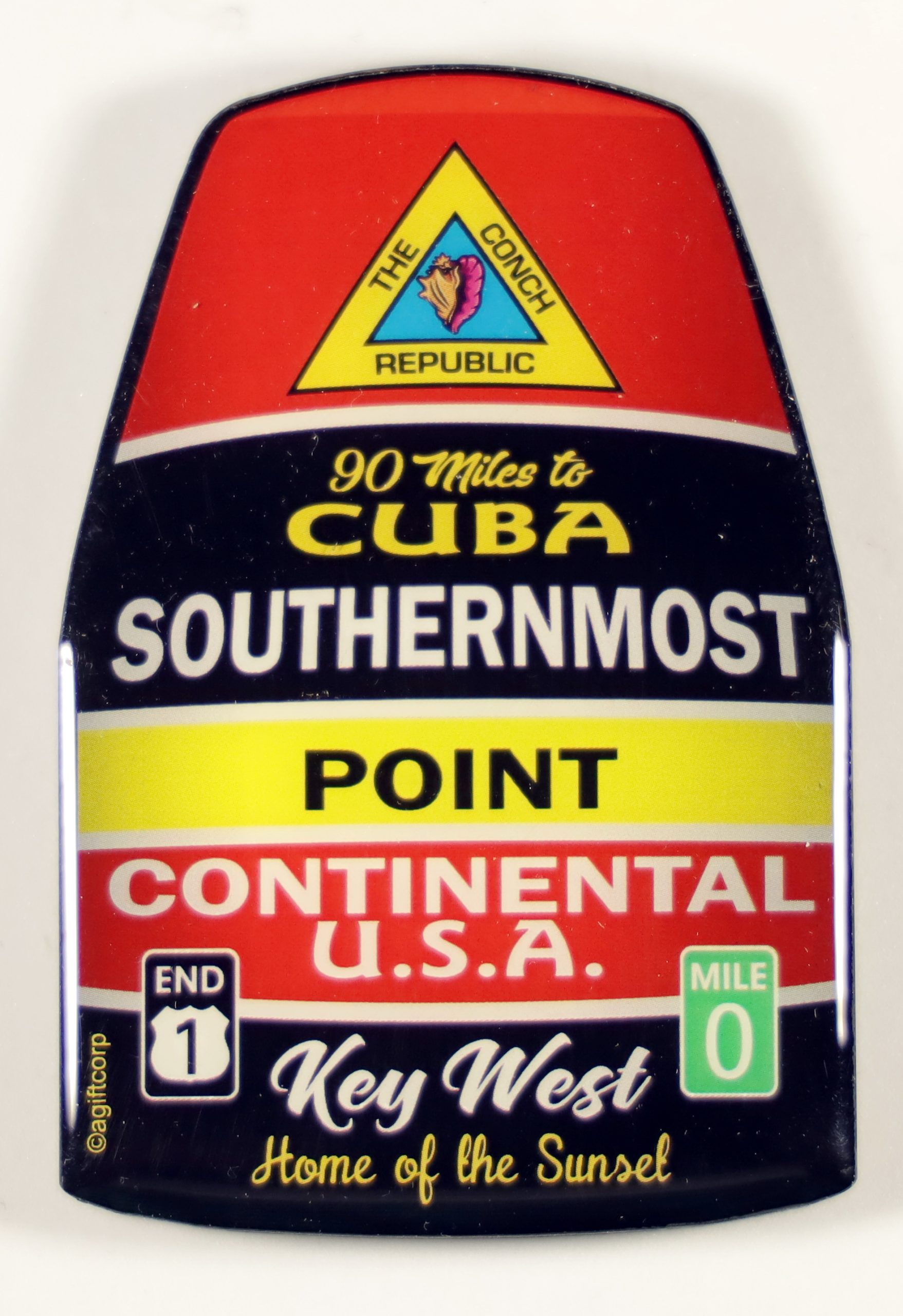 Key West Florida Buoy MDF Magnet