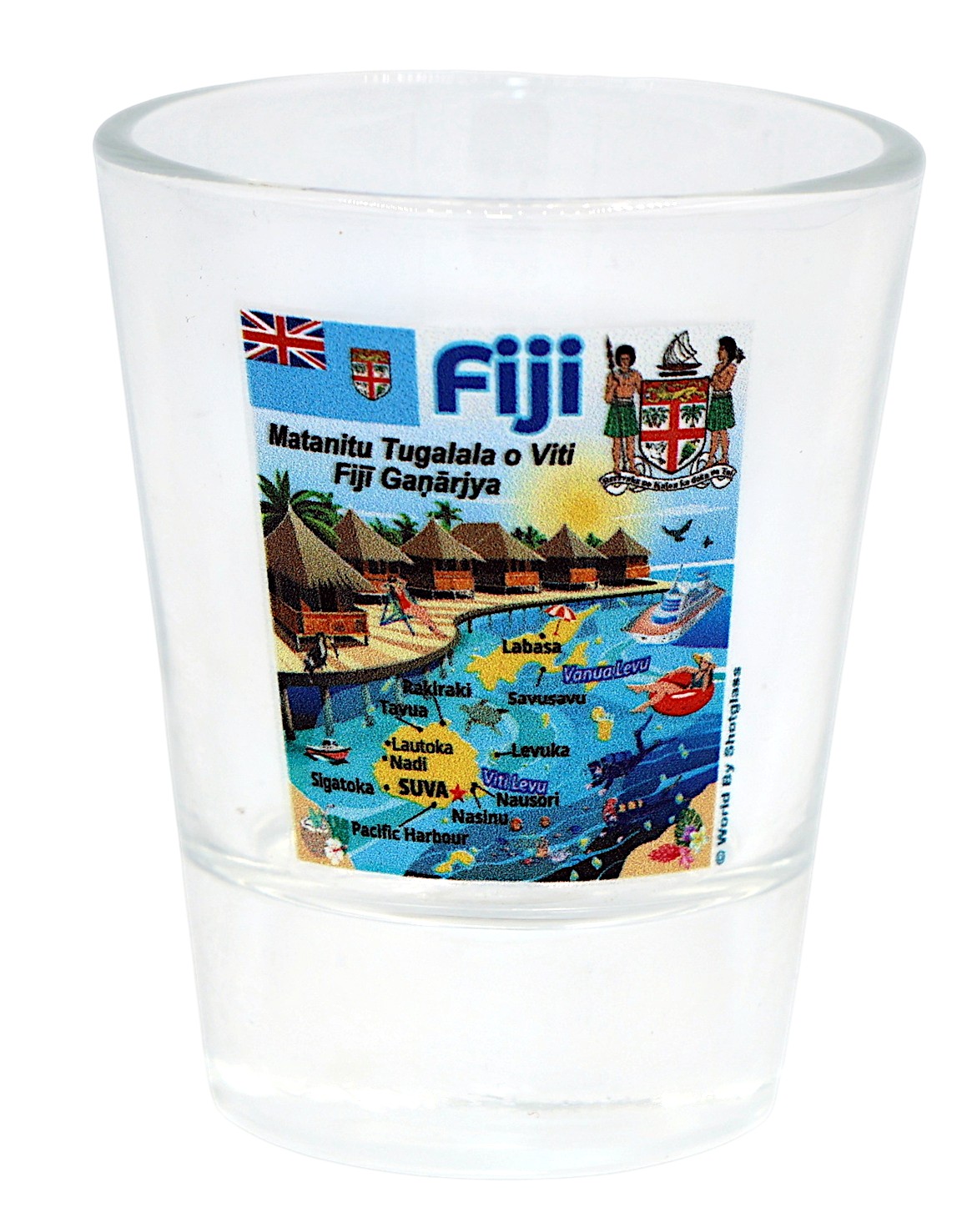 Fiji Coat Of Arms Shot Glass