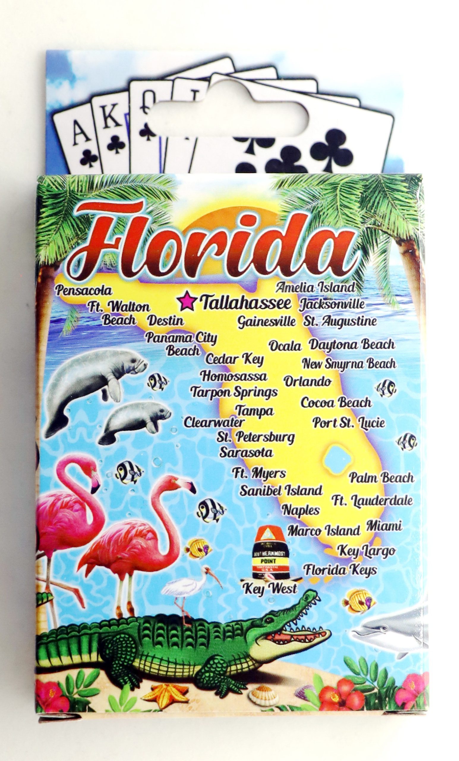 Florida Map New Collectible Souvenir Playing Cards