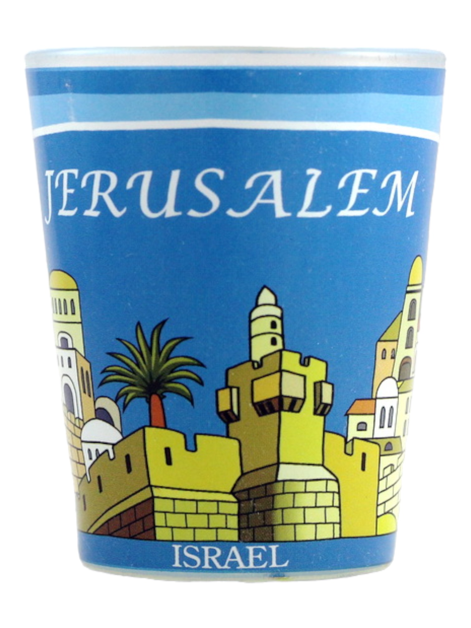Jerusalem Israel Old City Shot Glass