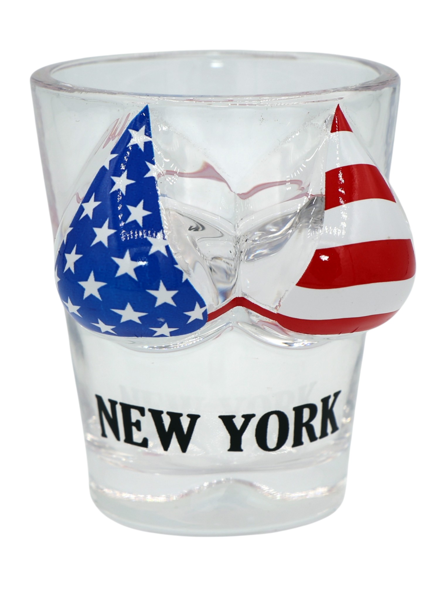Maryland Flag Bikini Bust 3D Shot Glass