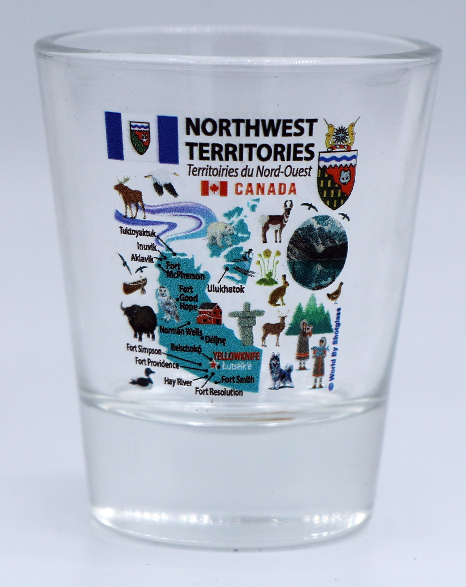 Alberta Canada Shot Glass