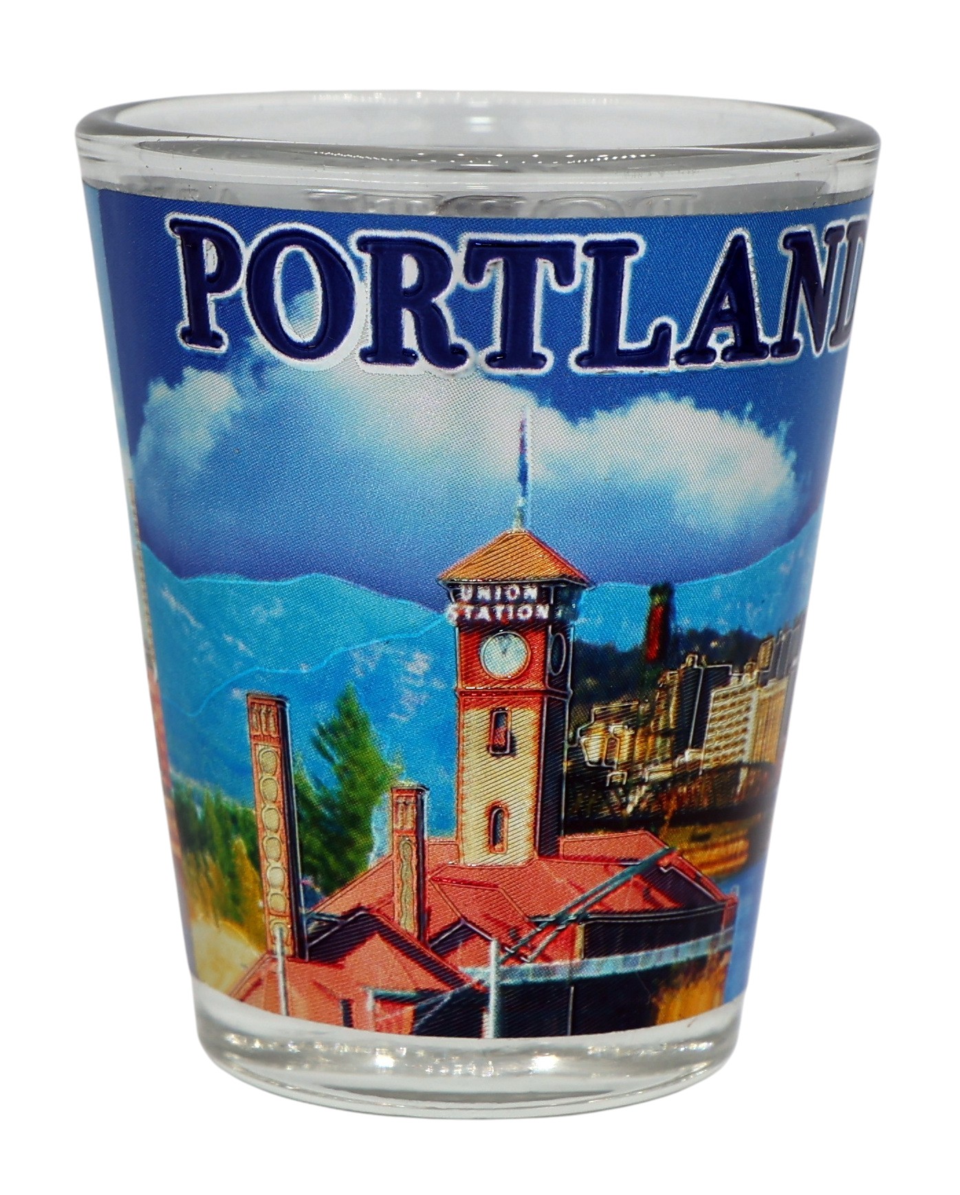 Portland Oregon Blue Skyline