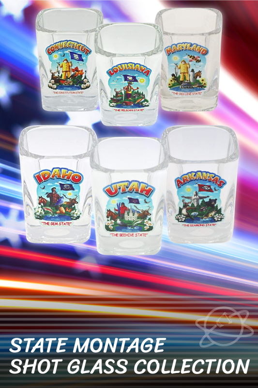 State Montage Shot Glass Collection Archives | World by Shotglass