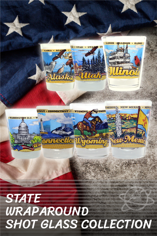 State Wraparound Shot Glass Collection Archives | World by Shotglass